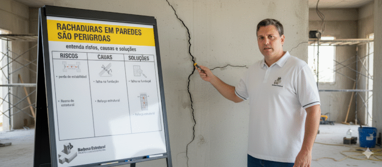 Rachadura por recalque diferencial: diagnóstico e soluções